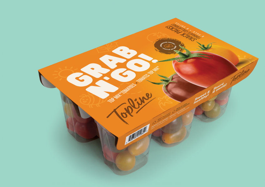 A Closer Look at Topline Farms Grab N’ Go Tomato Snack Packs | www.thesnack.net